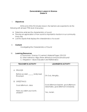 527804665 Detailed Lesson PLAN IN Physical Education Grade 6 - Lesson ...