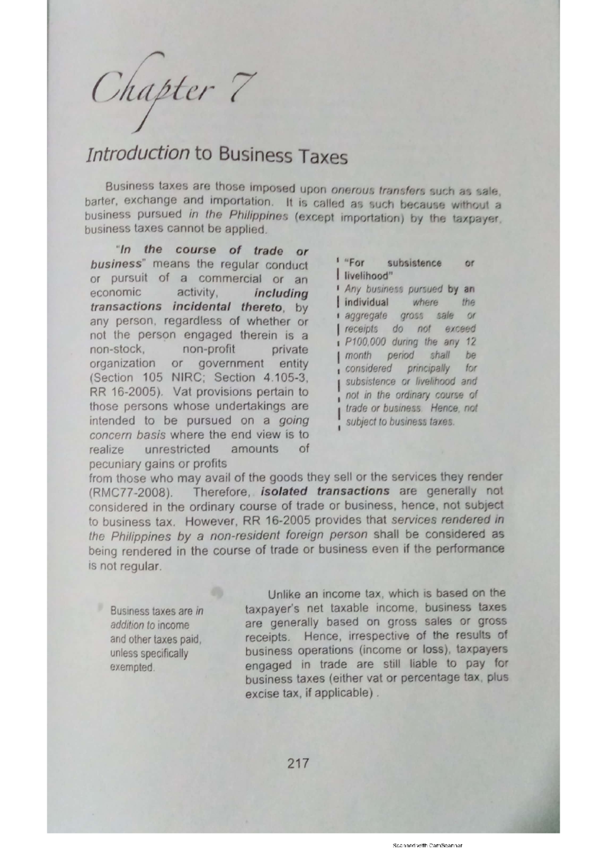 Chapter 7 Business Taxes-1 - Accst - Studocu