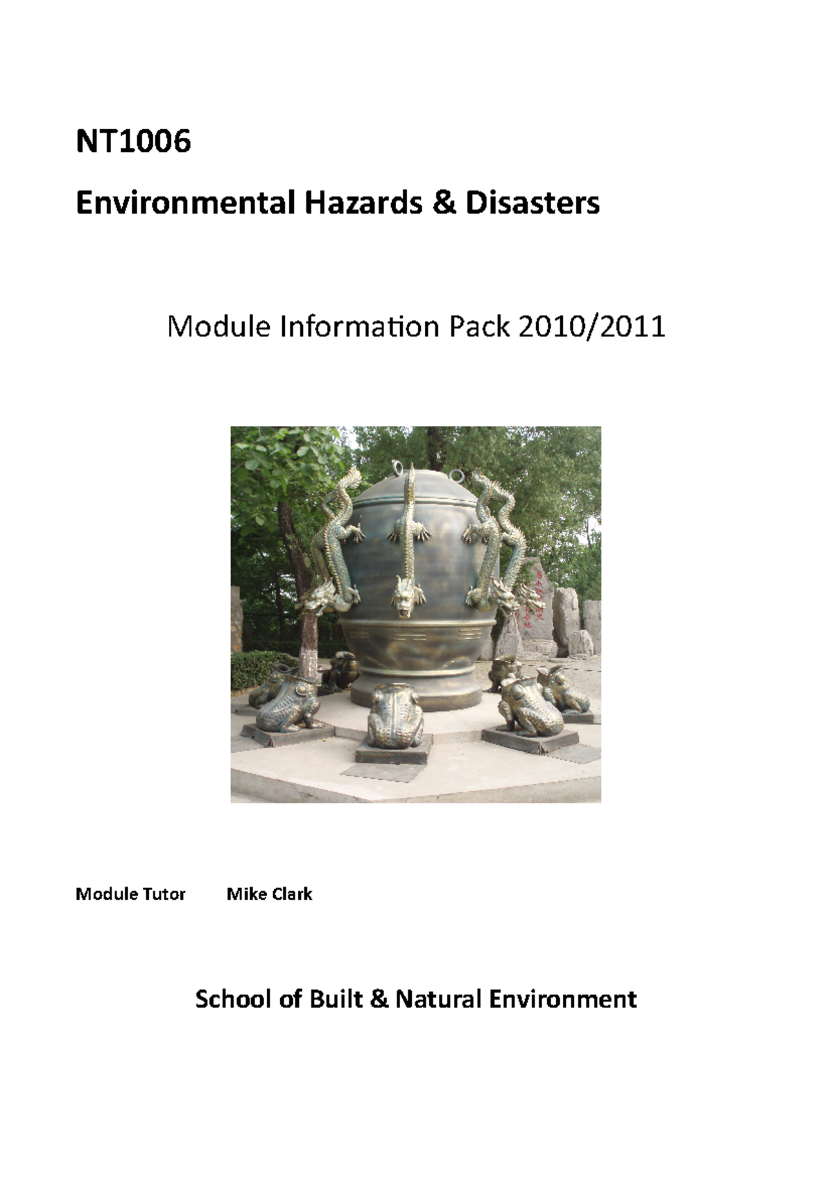 MIP NT1006 14 12 10 - Essay on MIP - NT Environmental Hazards ...