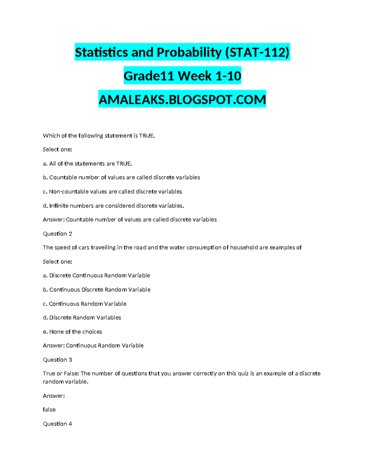 Comprehensive STAT Curriculum: Detailed Lesson Plans and Activities for ...