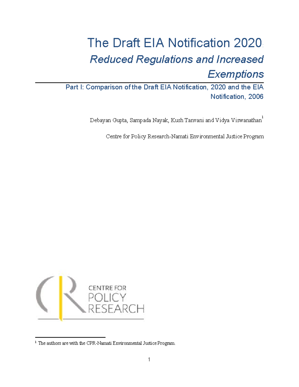 The-Draft-EIA-Notification-2020-Reduced-Regulations-and-Increased ...