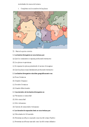Ciencias DE LA Tierra Ondas Sismicas - Ciencias de la tierra Juan cruz ...