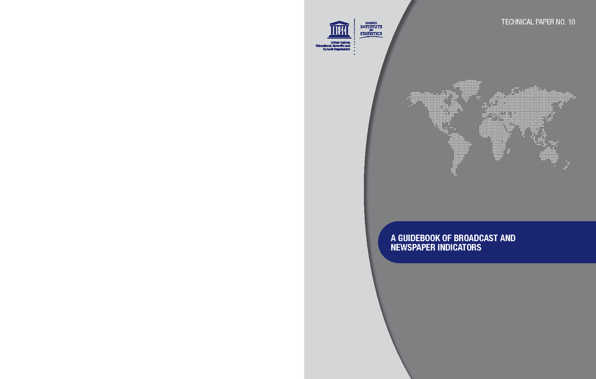 A guidebook of broadcast and newspaper indicators 2013 en - TECHNICAL PAPER NO. 10 2695 A ...