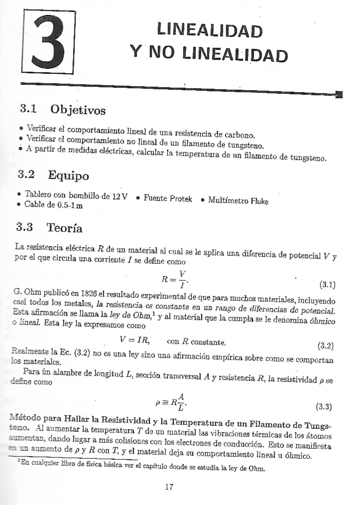 Linealidad y no linealidad - Laboratorio de Física I - Studocu