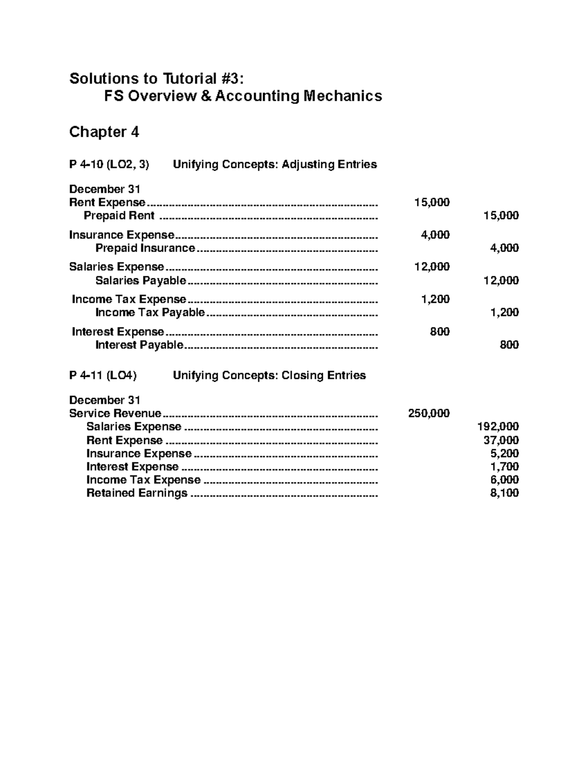 Tutorial 03 - Solutions - Solutions to Tutorial #3: Chapter FS Overview ...