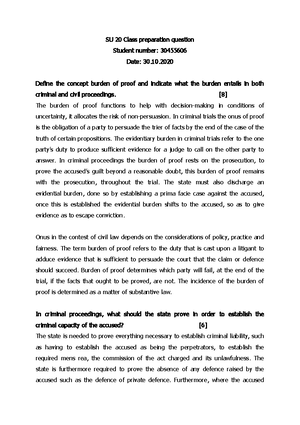 Notes on Trial within a Trial - Notes: Trial within a trial If a ...