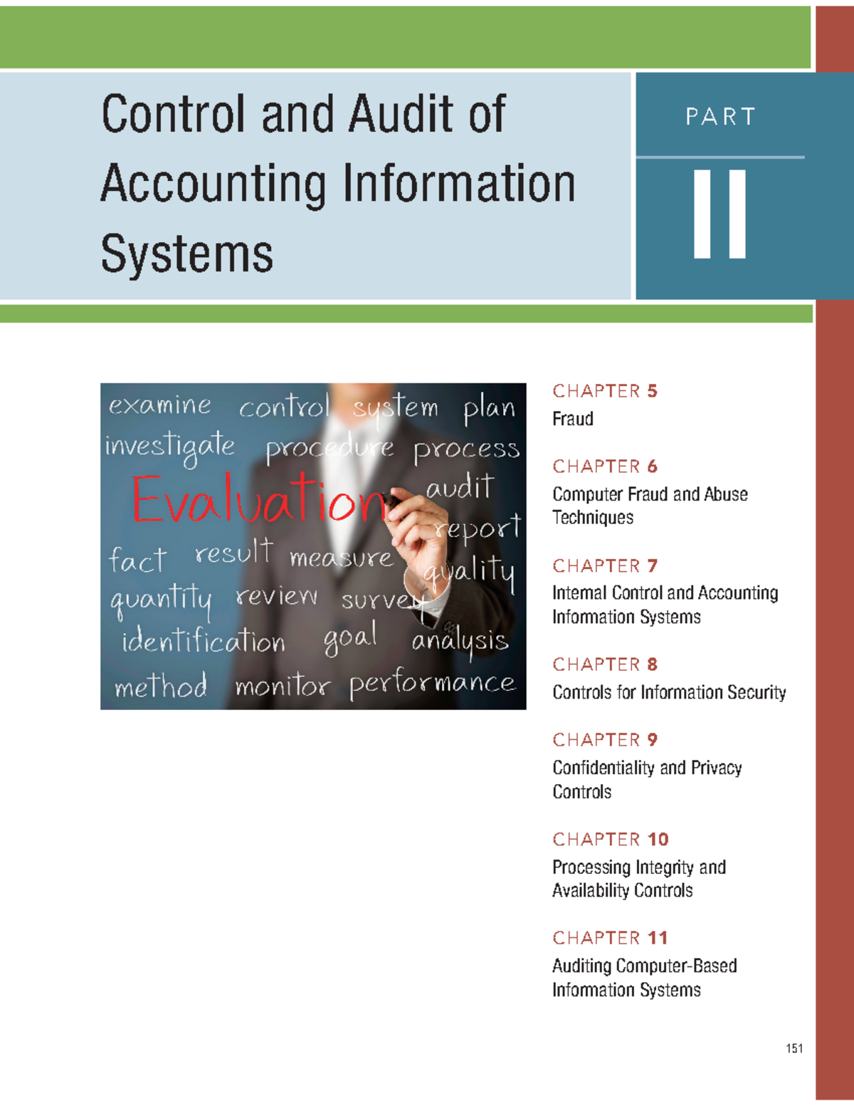 Aissc Textbook Pages - 151 P A R T II Control and Audit of Accounting Information Systems ...