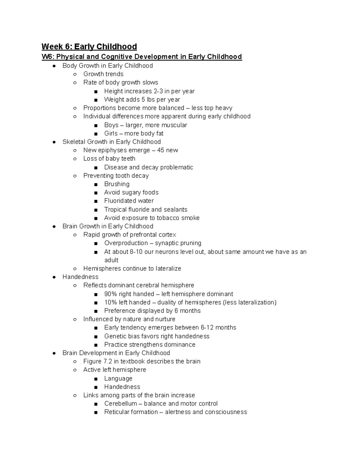 Week 6 Early Childhood - Prof Kristina Gordon - Week 6: Early Childhood ...