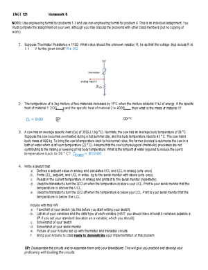 Homework 4 - NOTE: Use engineering format for problems 1 through 3, and ...