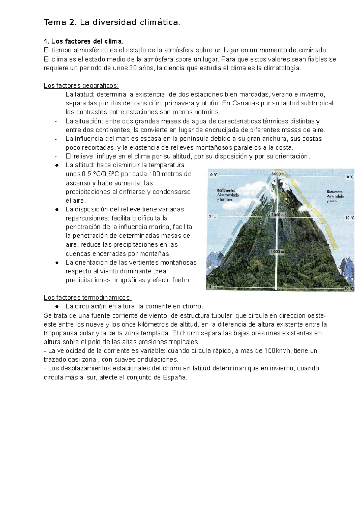 Wuolah free tema 2 - .jdkd - Tema 2. La diversidad climática. 1. Los ...