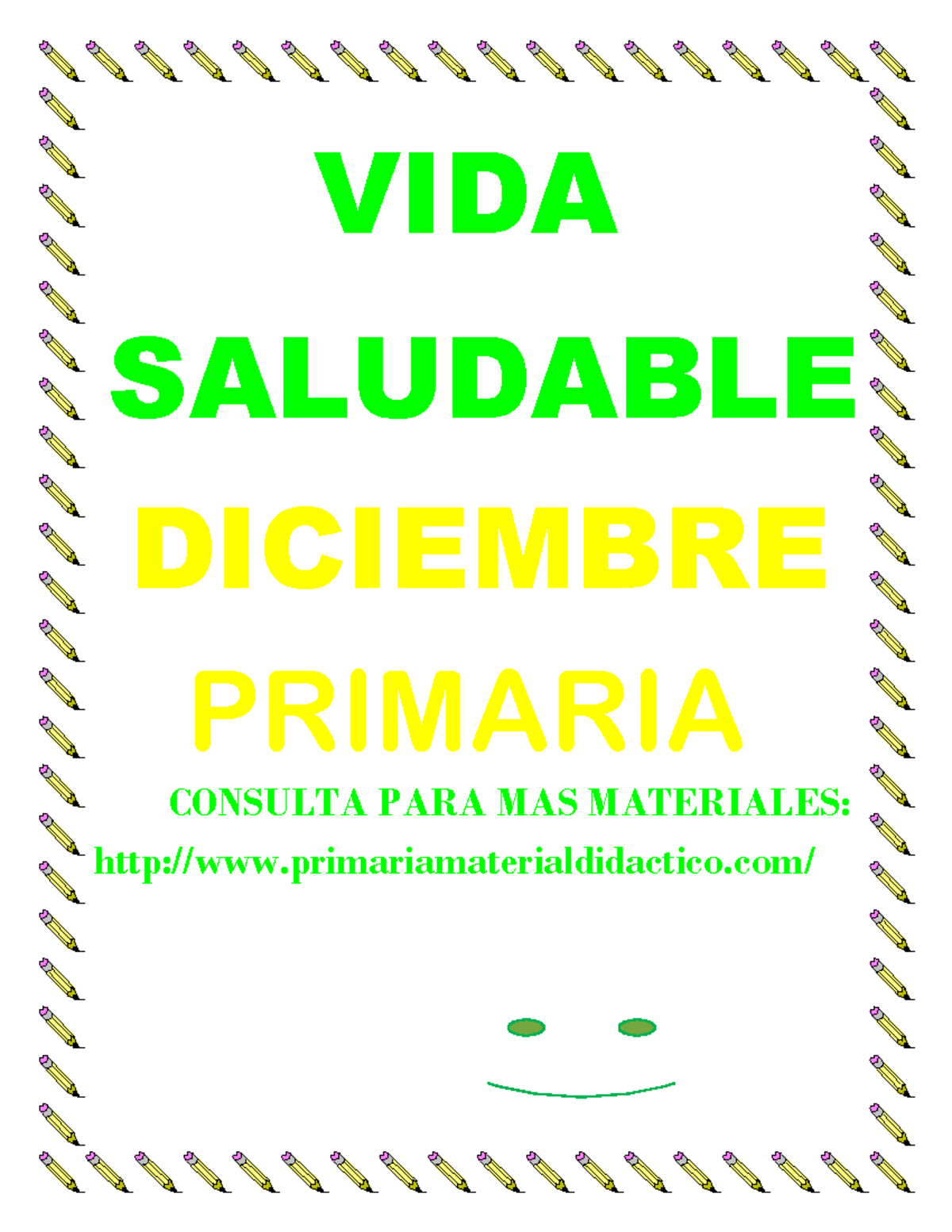 lectura vida saludable - VIDA SALUDABLE DICIEMBRE PRIMARIA Ámbito ...