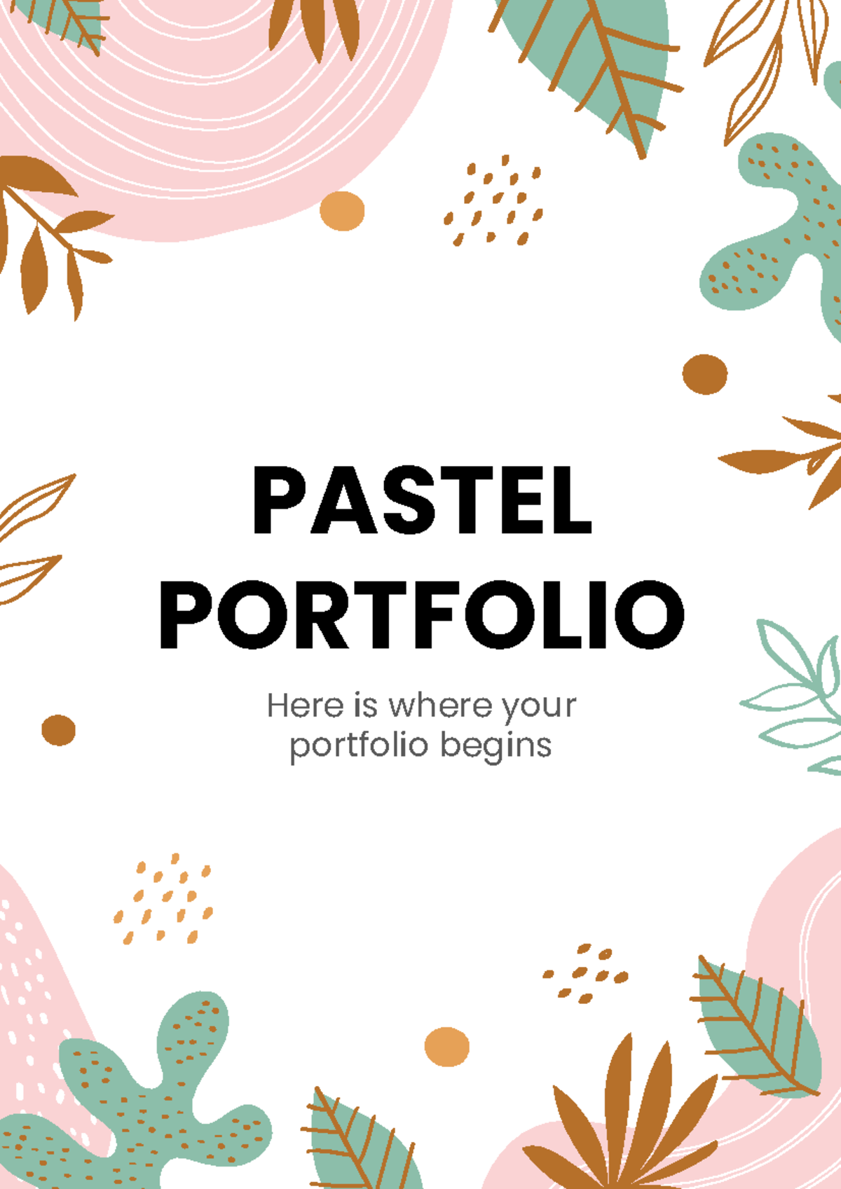 Copia de Pastel Portfolio A4 by Slidesgo - PASTEL PORTFOLIO Here is ...