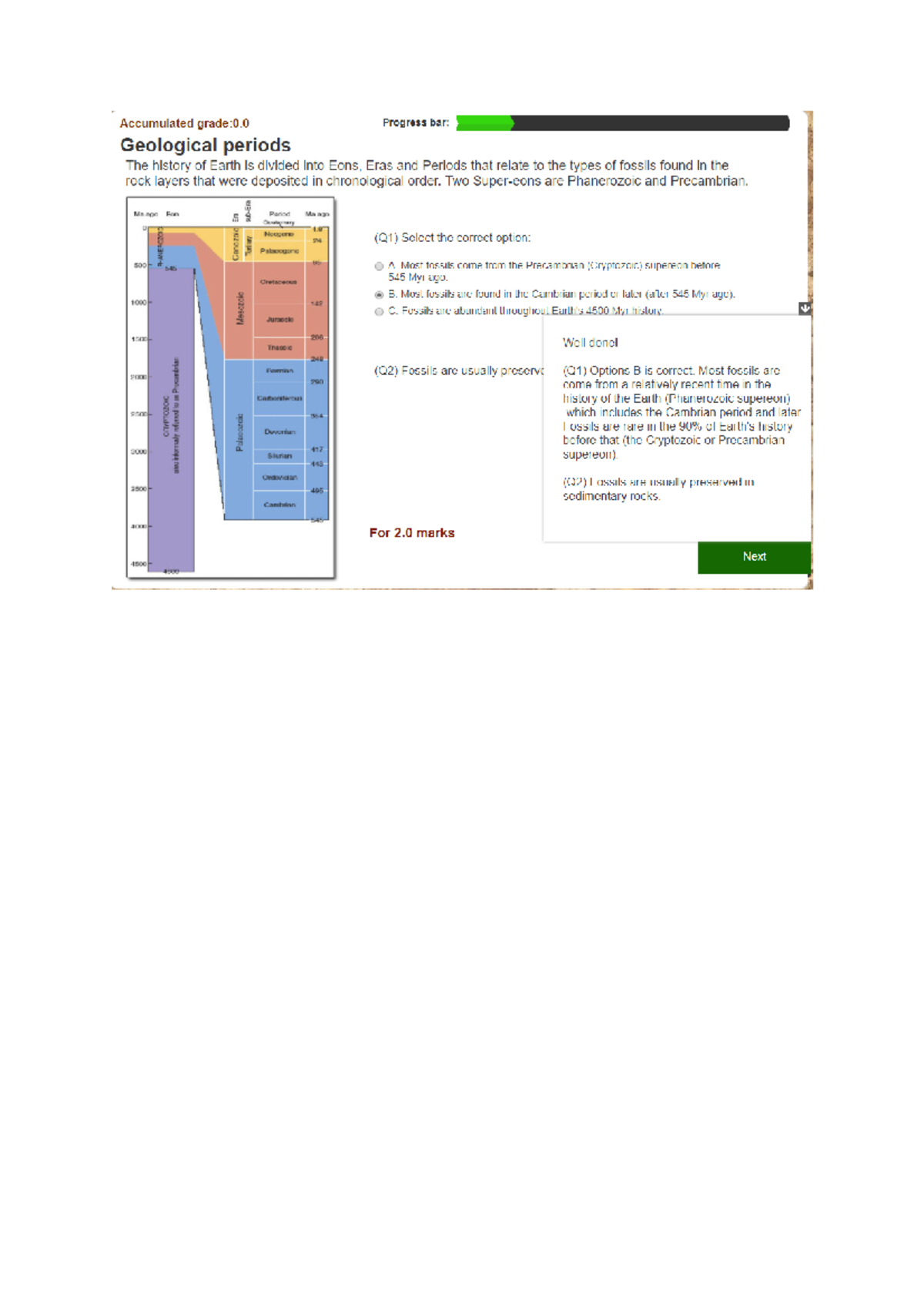 Lesson 10 - The History of Life on Earth - PHYS1160 - Studocu