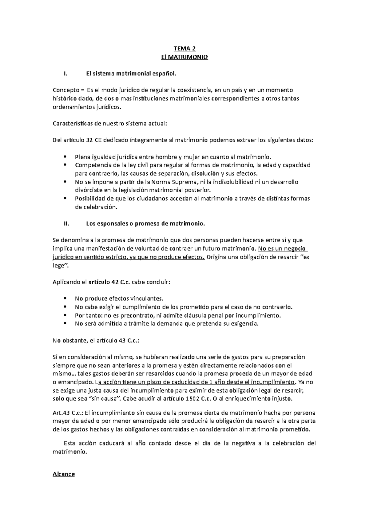 TEma 2 matrimonio - TEMA 2 El MATRIMONIO I. El sistema matrimonial ...