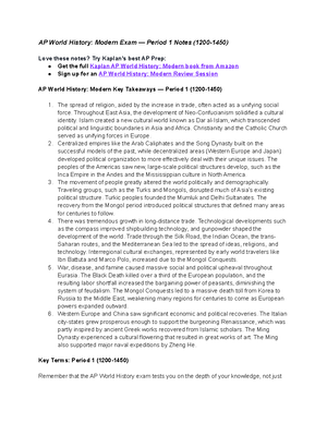 AP World History Unit 1 Review (w-maps) 202001 16 - AP World History ...