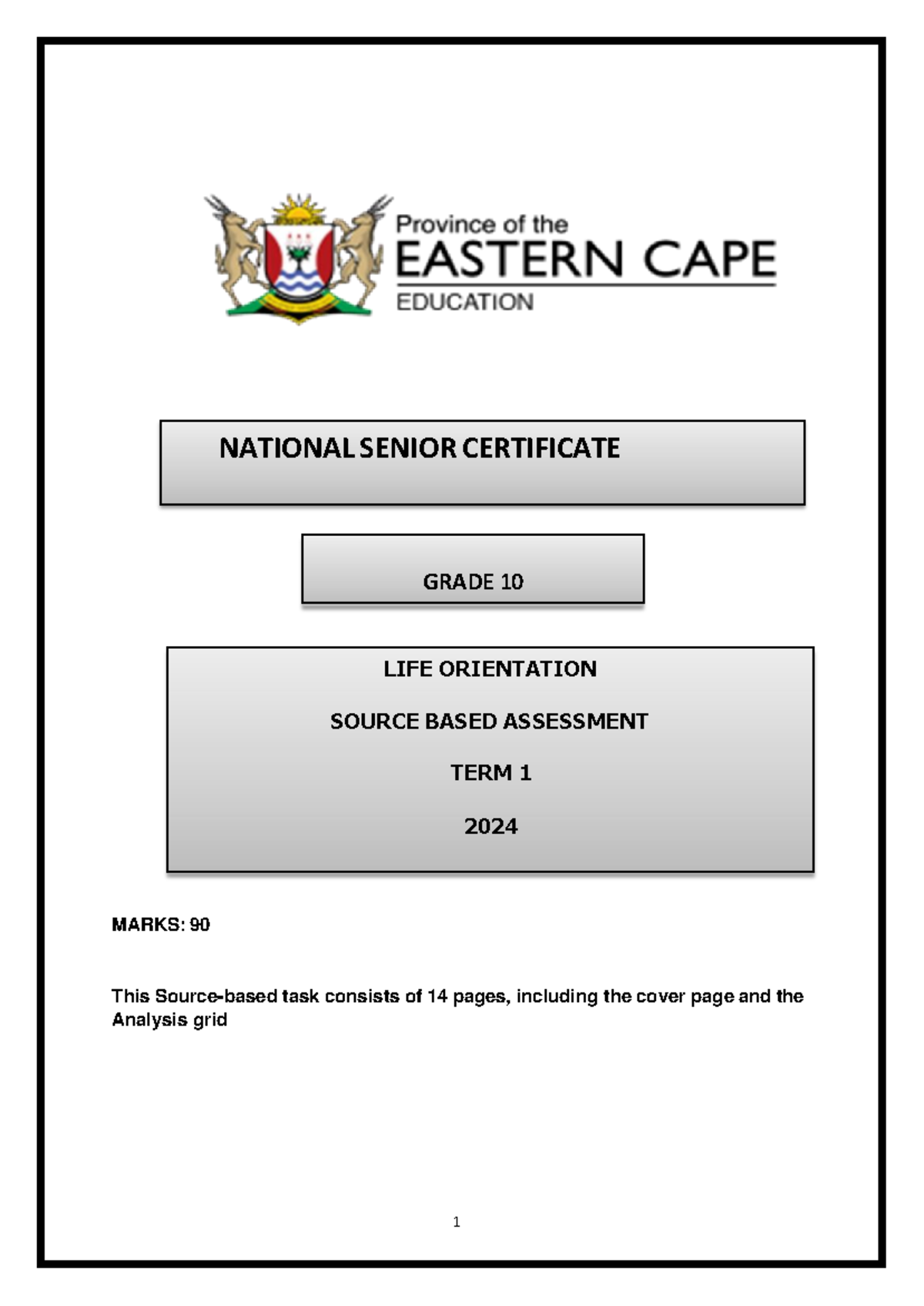 2024 GR 10 SBA - ... - GRADE 10 LIFE ORIENTATION SOURCE BASED ...