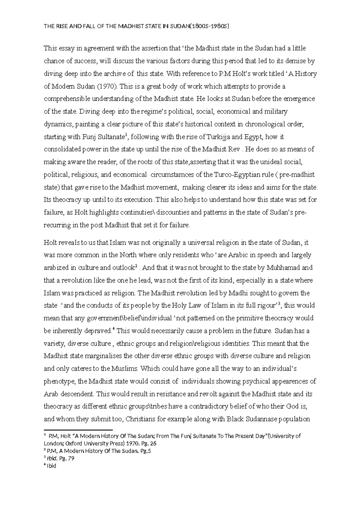 HST2039S- Assign Three - This essay in agreement with the assertion ...