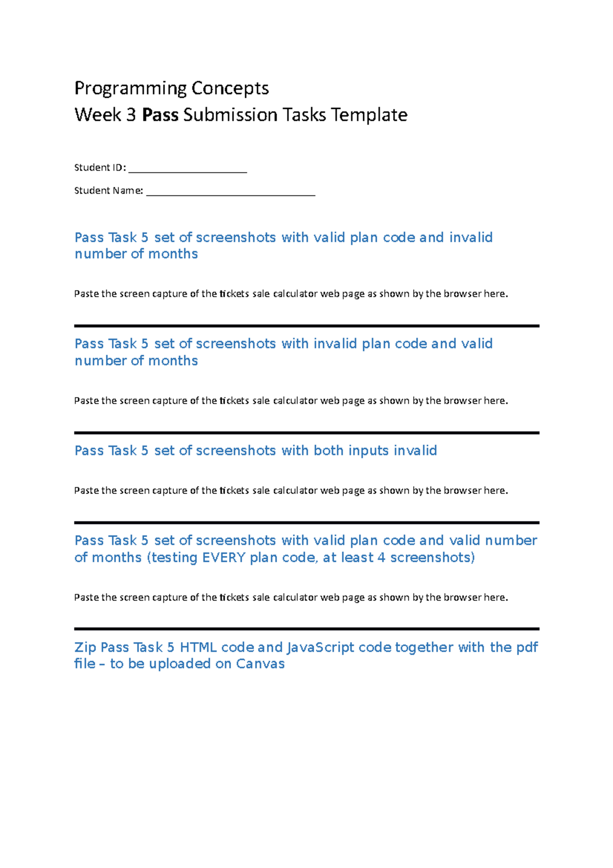 W03P - need database access assignments - Programming Concepts Week 3 ...