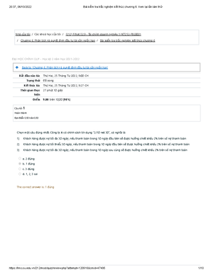 TCDN C5 - Quản trị tài chính - Huỳnh Thái Bảo - Đ¾I HàC CHÍNH QUY - Hác kỳ 2 năm hác 2021- Nhà ...