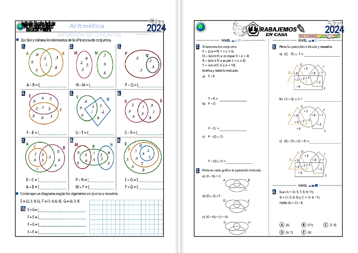 5to Grado - Semana 05 - Ficha de Aplicación - 1 - communicacion ...