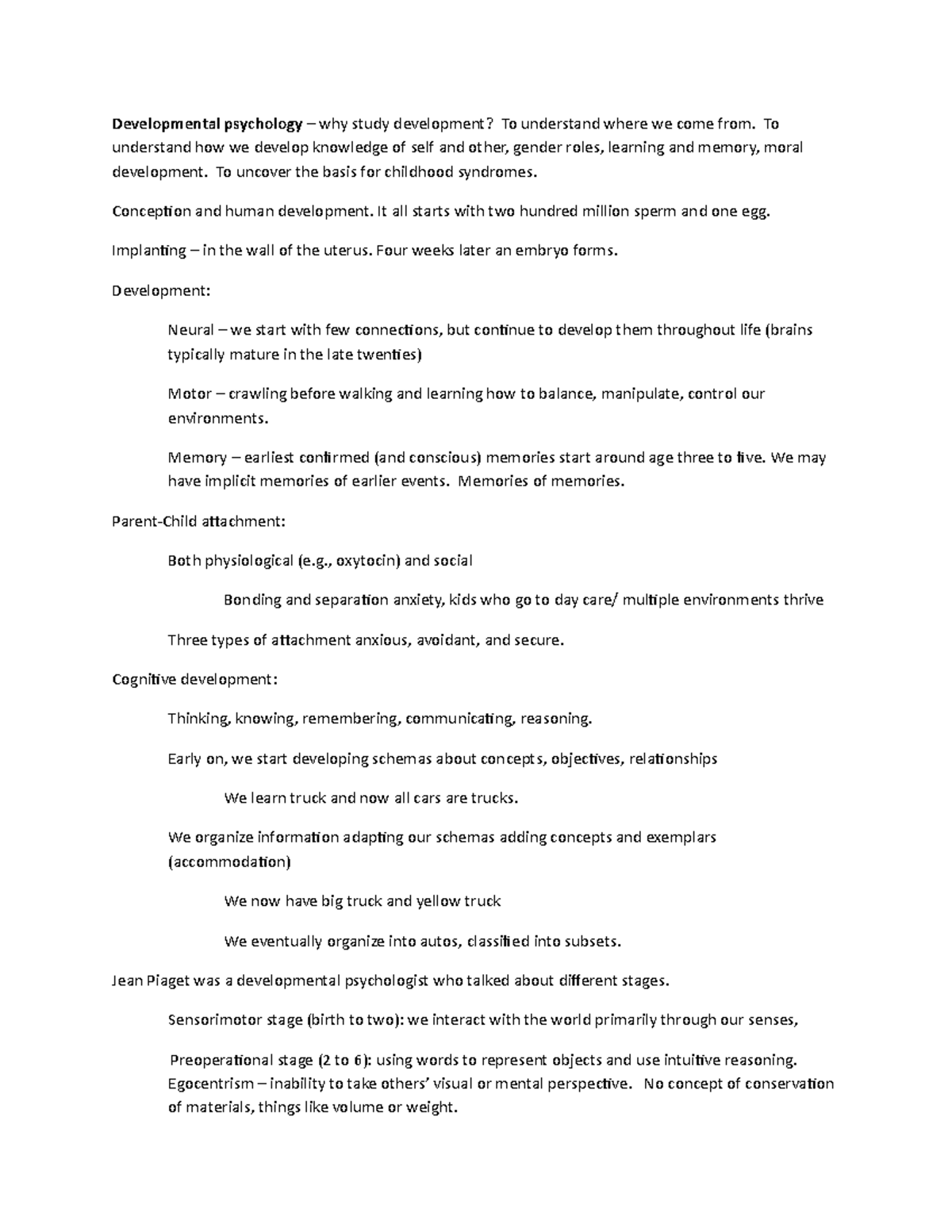 Developemental Psych - Developmental psychology – why study development ...