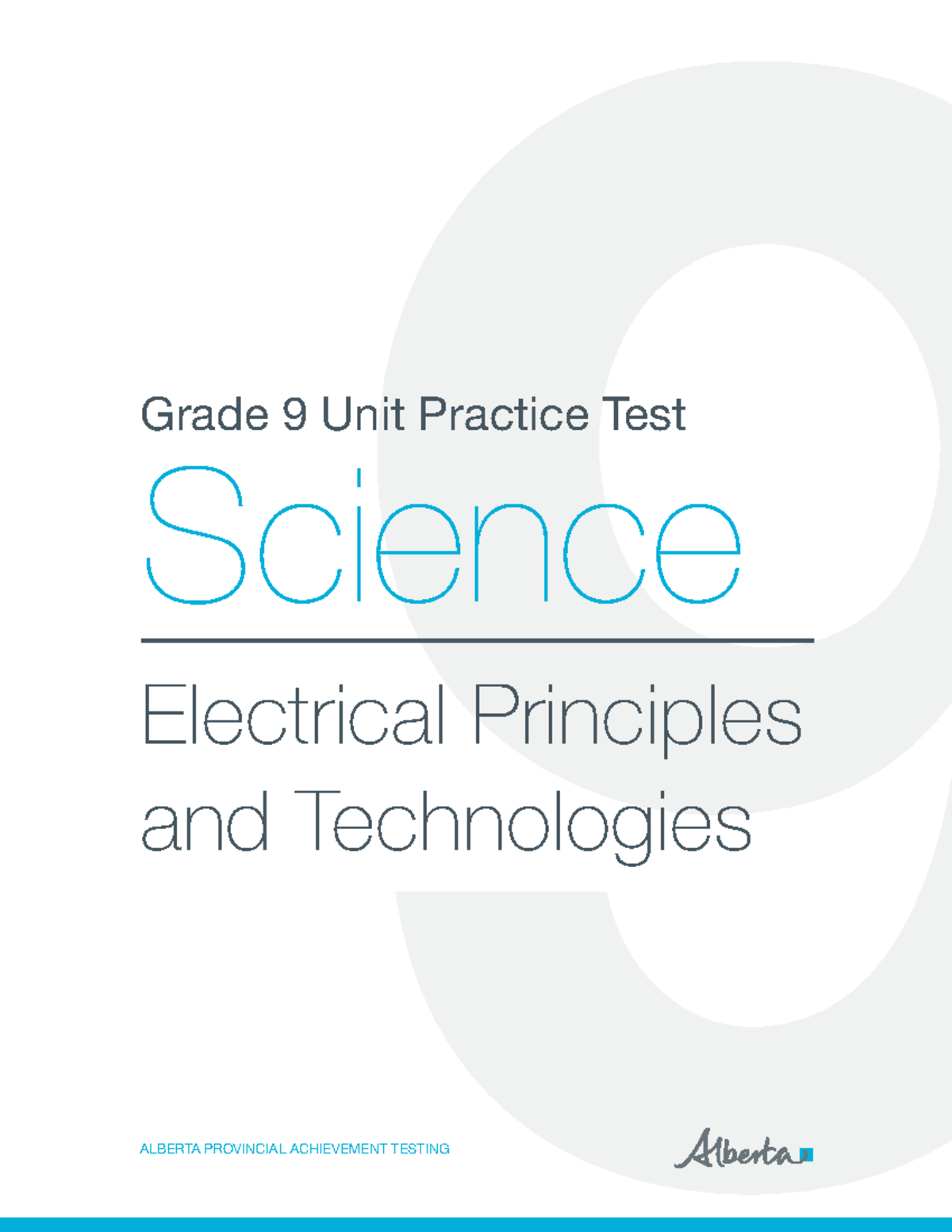 Ed grade 9 unit practice test science electrical principles ...