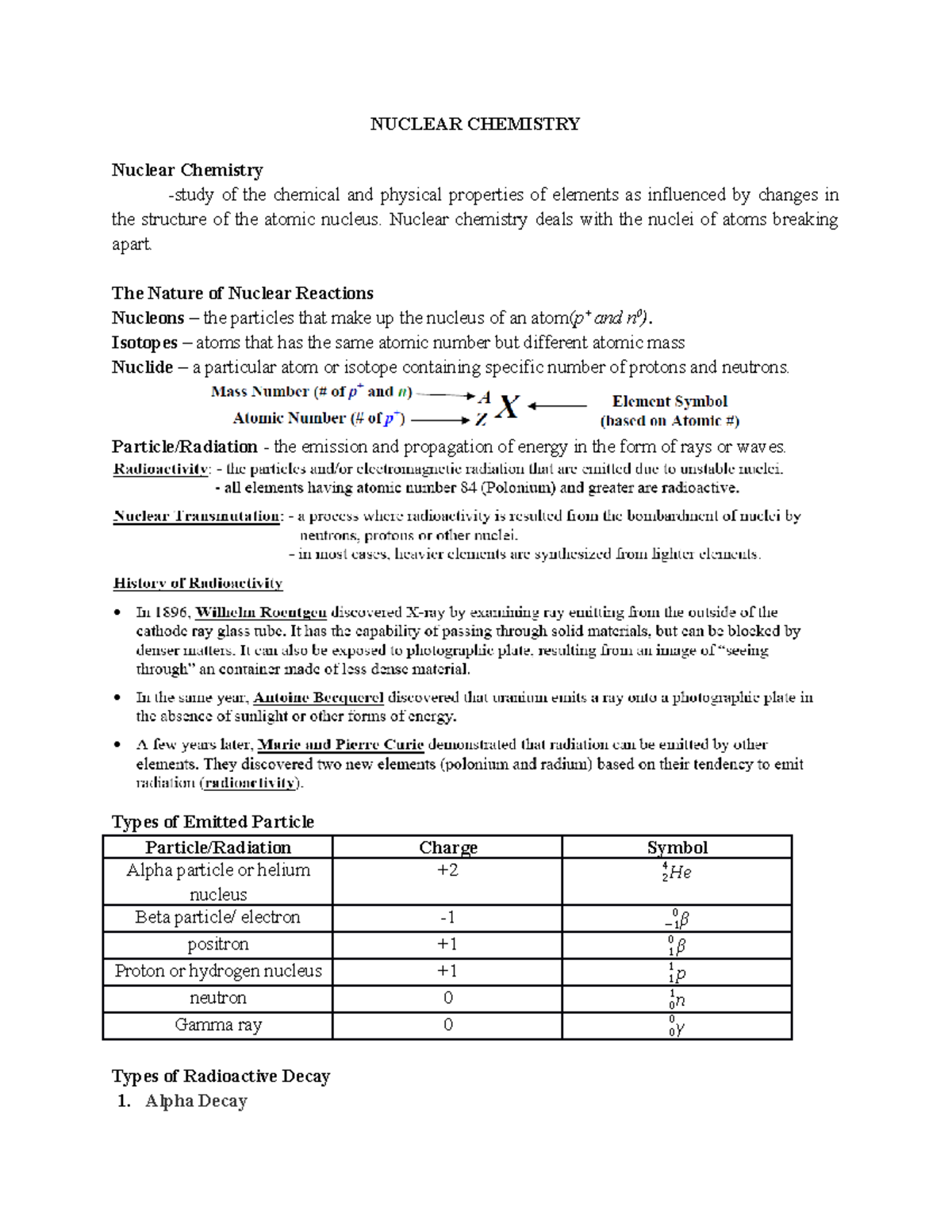 Nuclear Revise 1 - These are my files in chemistry, thank you ...