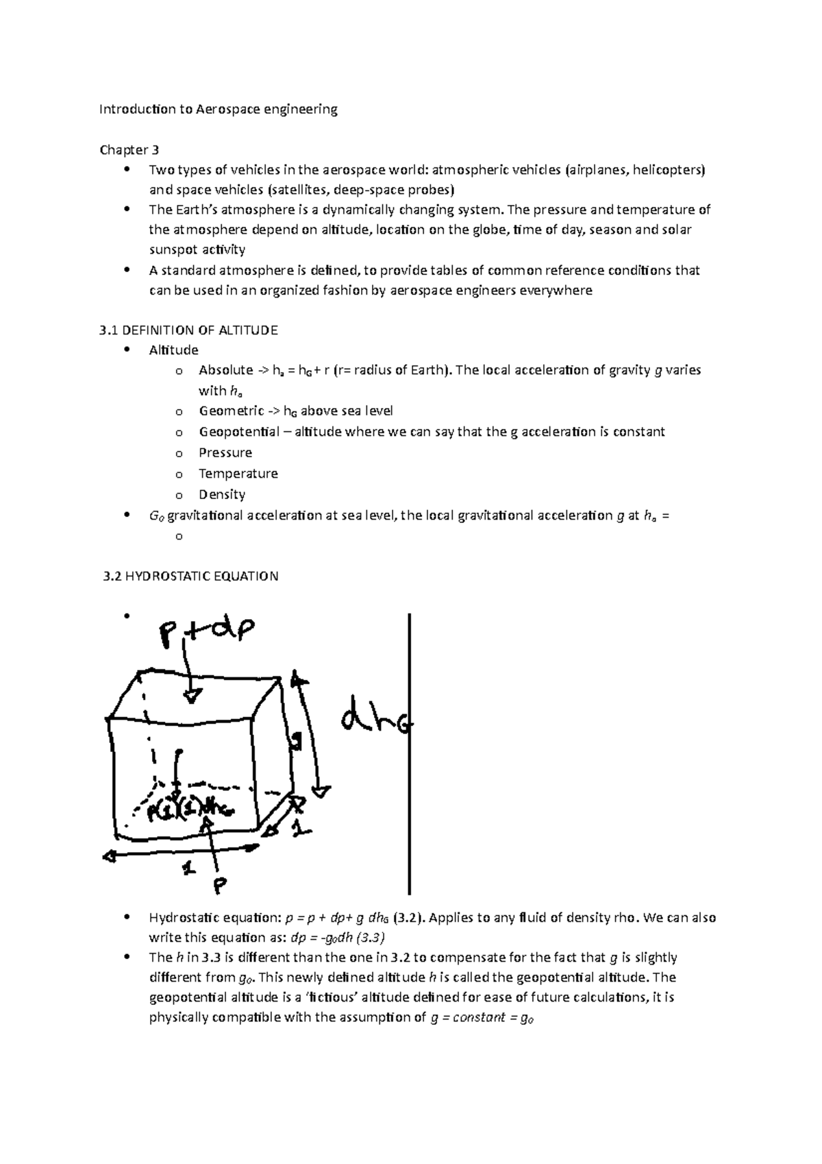 Introduction to Aerospace engineering sv - Introduction to Aerospace ...