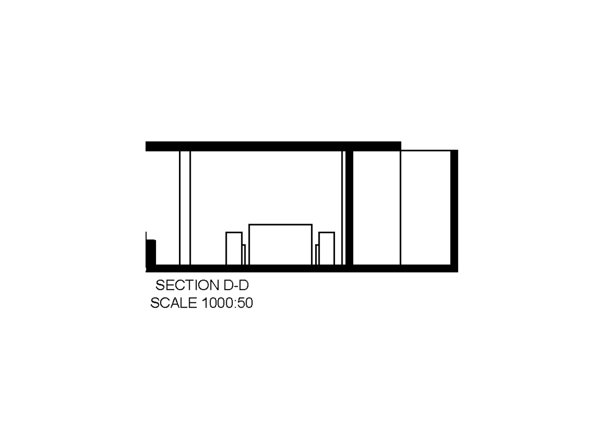 Corte D-D part2 - dibujo de ingenierìa - SECTION D-D SCALE 1000:50 ...