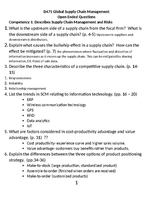 D470- Section 4 Summary with Notes - Section 4: Summary with Notes The ...