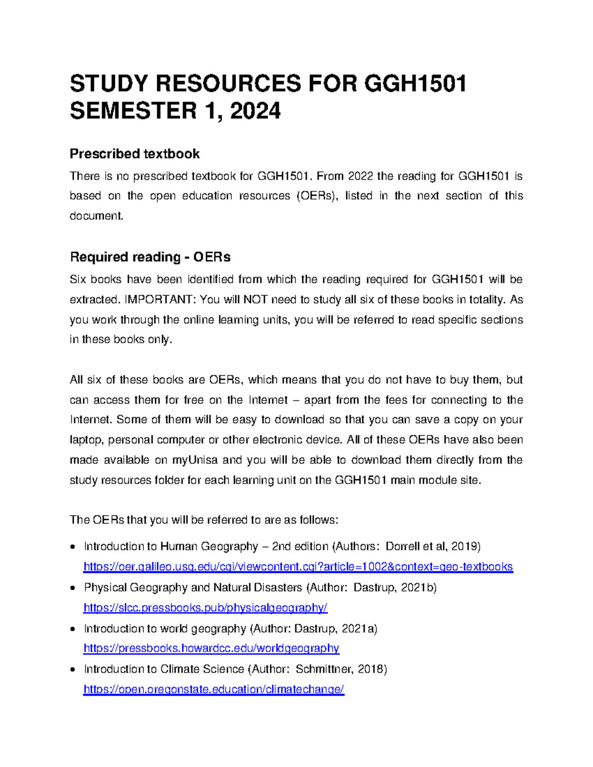 Study Resources for GGH1501 2024 Sem 1 c9dc3cd0cfb27a64dd13cc822275 ...