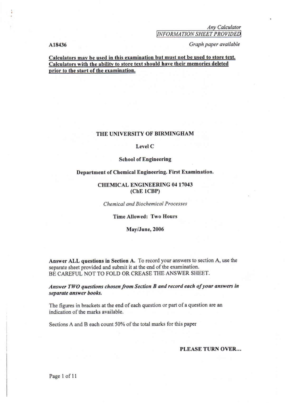 Exam May 2006 2012 Questions And Answers 04 17043 Studocu