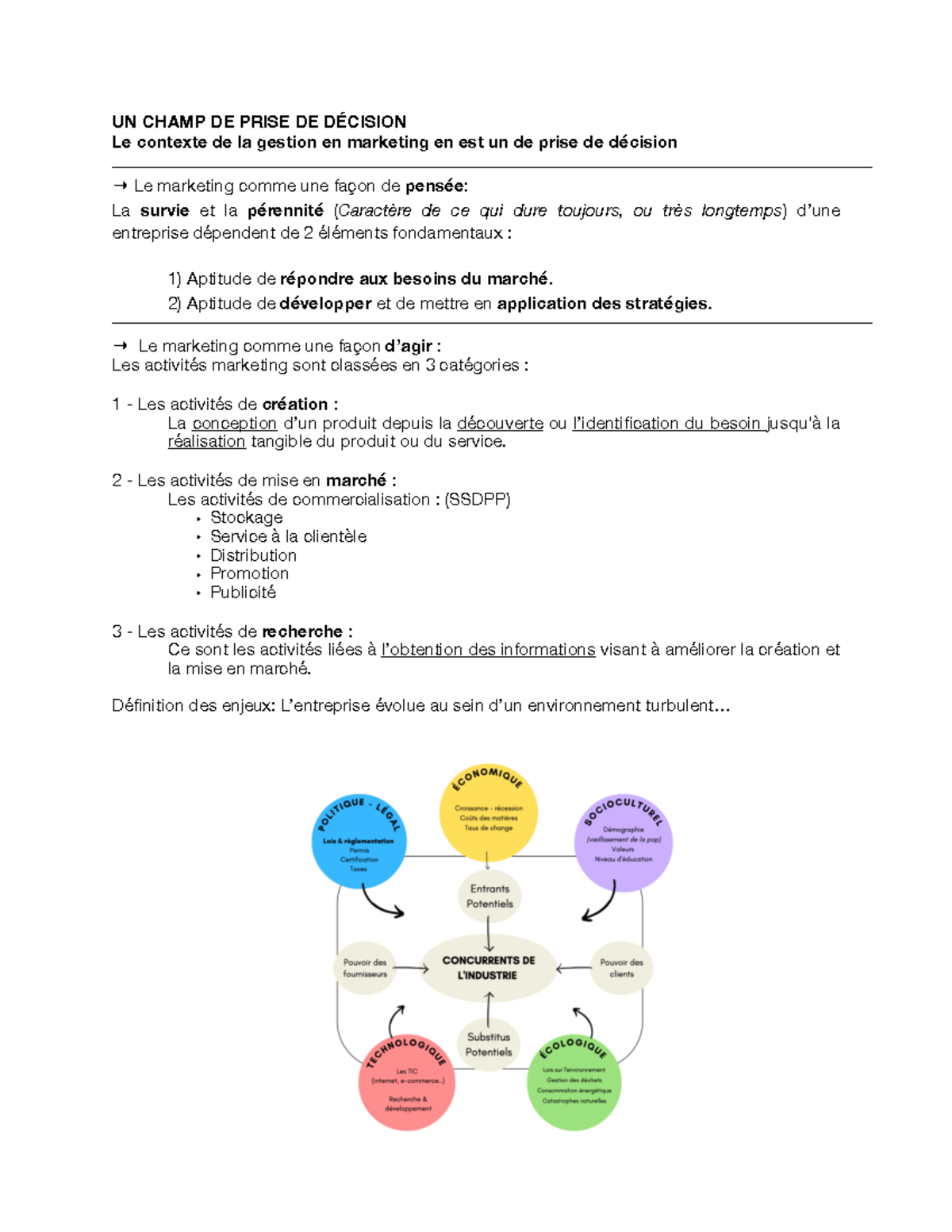 Recherche EXAM - Summary for half-session first exam - UN CHAMP DE ...