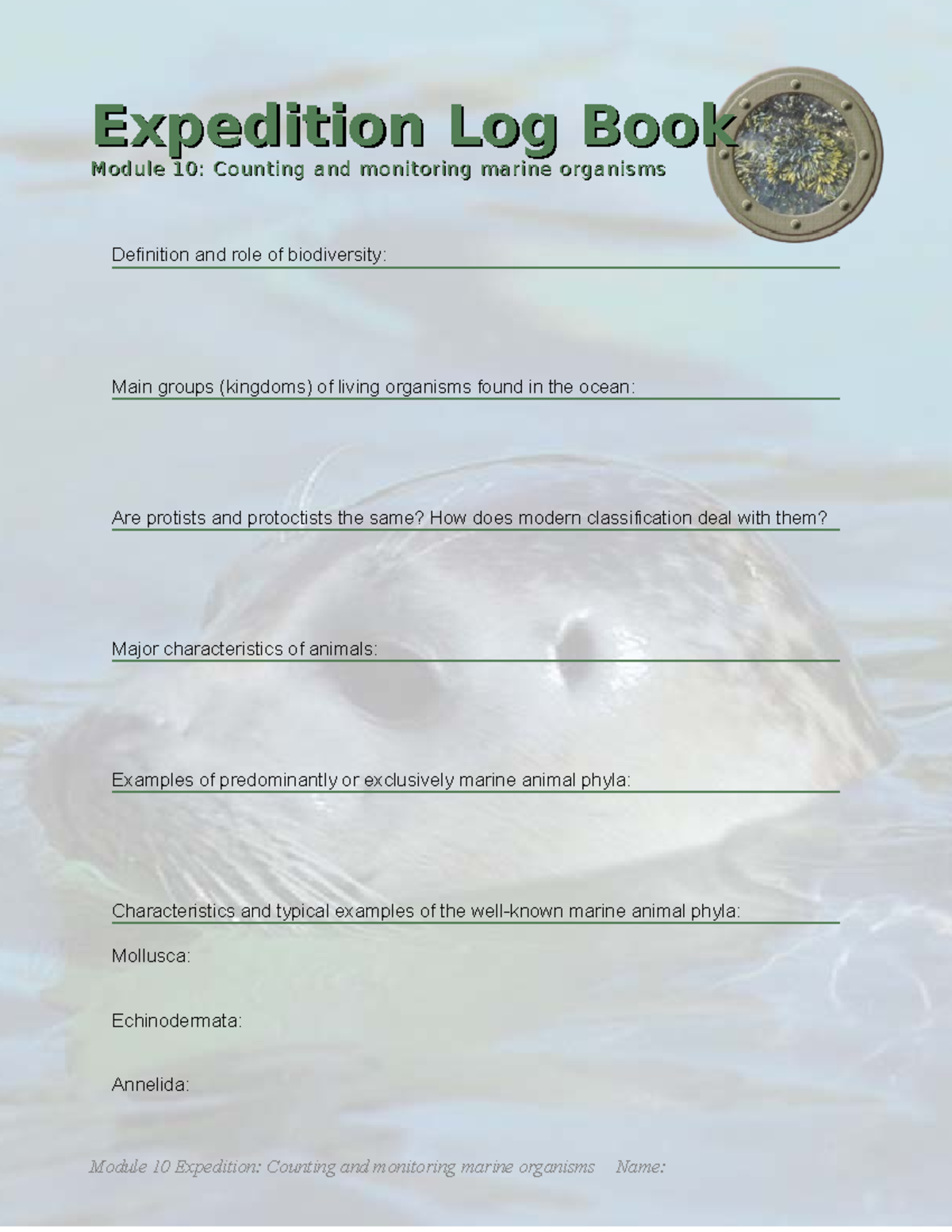 Log Book 10 practice - geo 1050 - Memorial University - Studocu