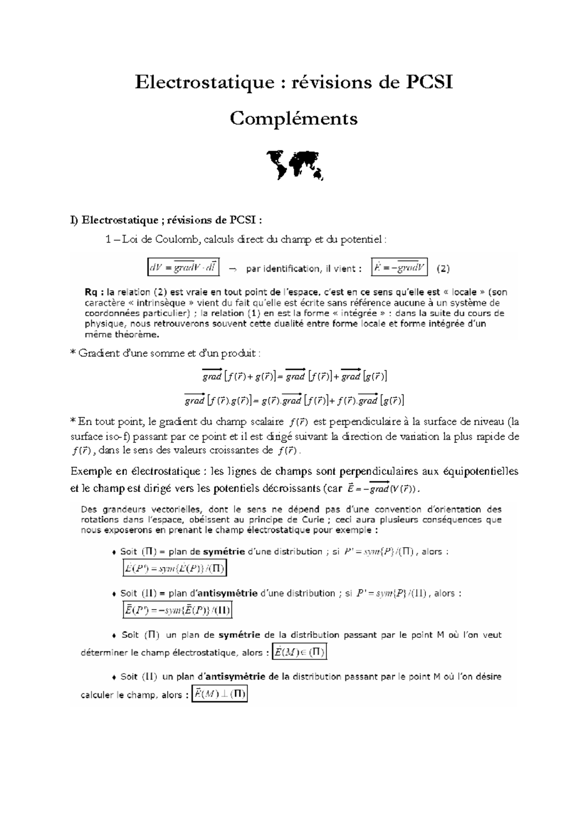 Revisions PCSI - ####### ####### - Studocu