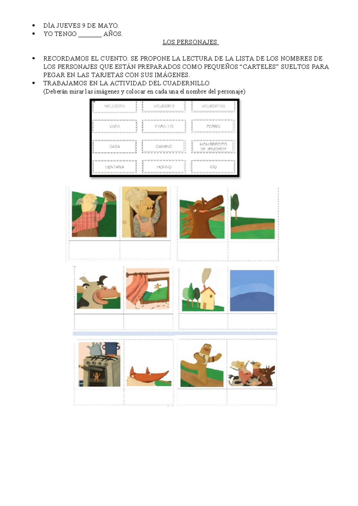 Actividad 9-5 Primer Grado - Prácticas Docentes - DÌA JUEVES 9 DE MAYO ...