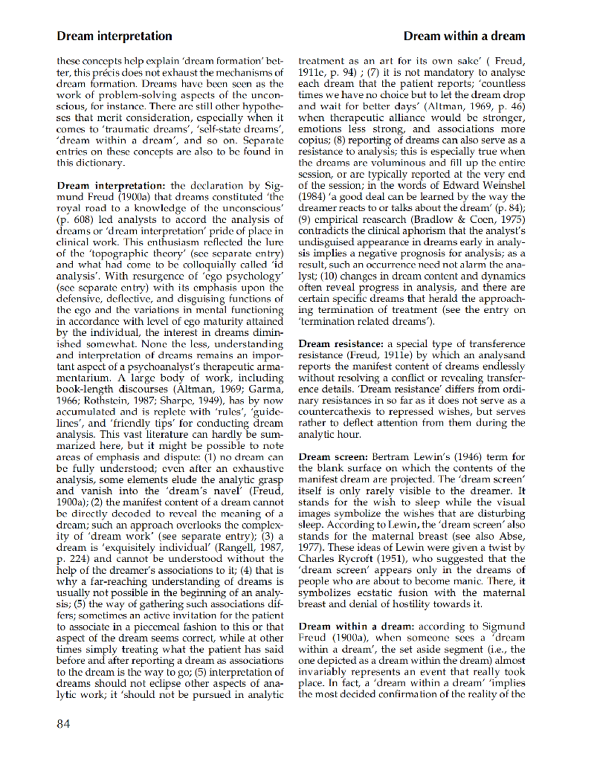 Comprehensive Dictionary Of Psychoanalysis eagerachiever wordpress 101 ...