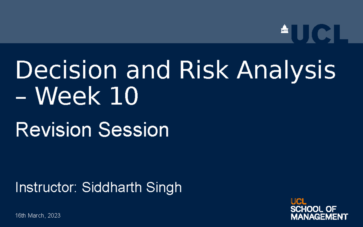 DRA Week 10 - Created in Class Group 3 - Tagged - Instructor: Siddharth ...