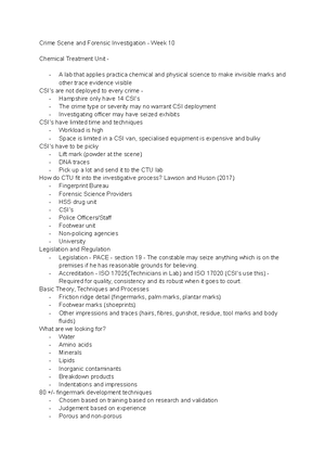 Introduction to DNA Evidence - Crime Scene and Forensic Investigation ...