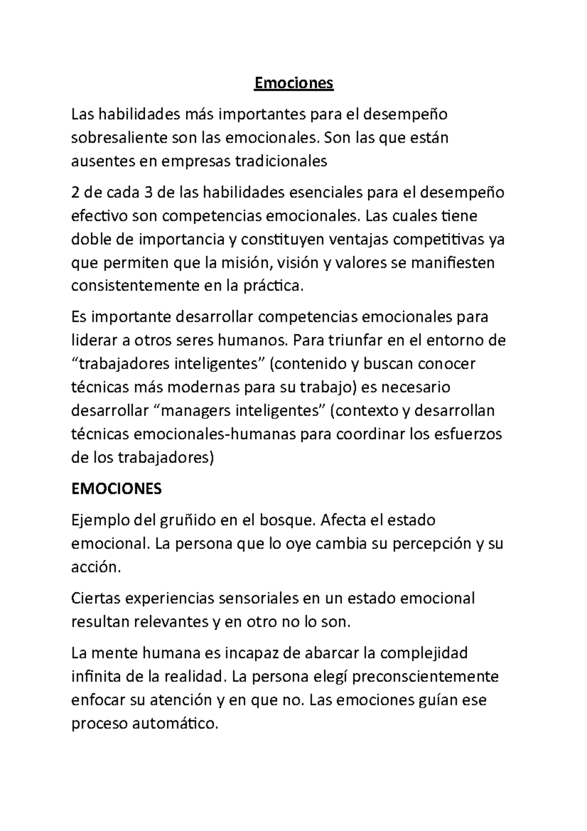 Ciclo Letargico - Emociones Las habilidades más importantes para el ...