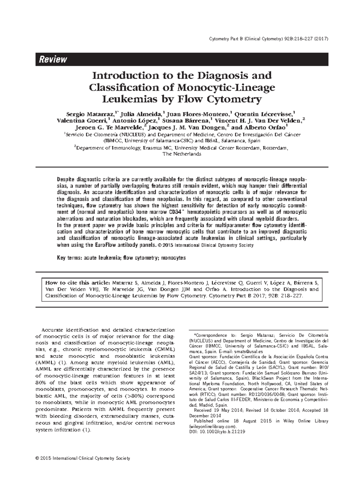Monociti - diagnostica - Review Introduction to the Diagnosis and ...