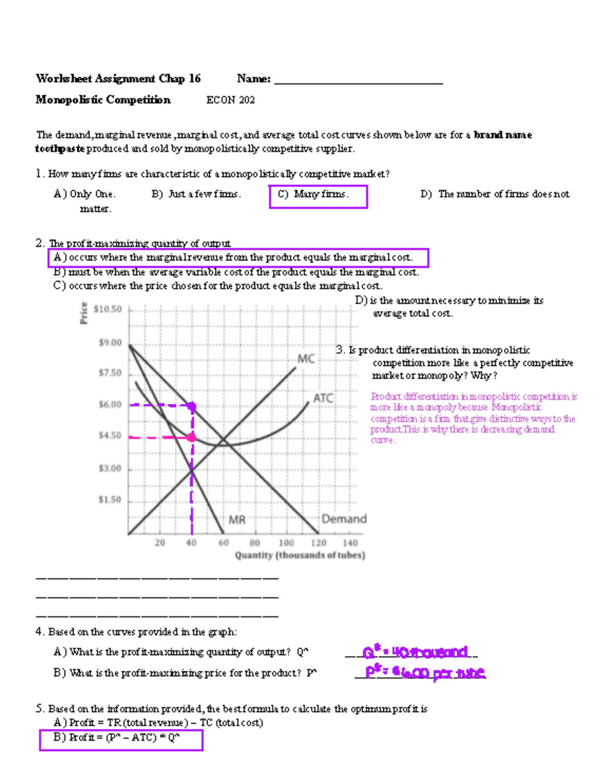 16 Monopolistic Competition.docx 4a87eed4b132f8eaf2761fcfd80873 a0 2 ...