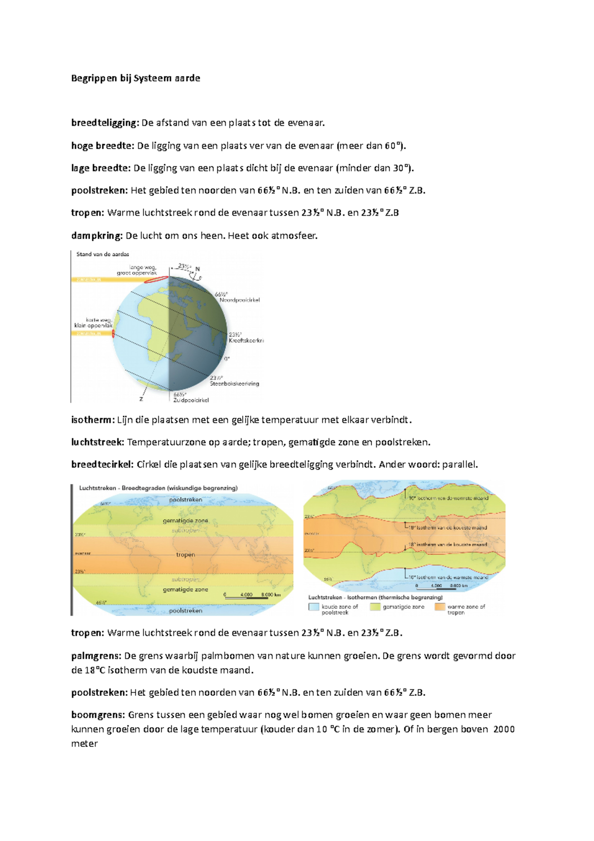 Begrippen bij Systeem aarde voor havo5 - Begrippen bij Systeem aarde ...
