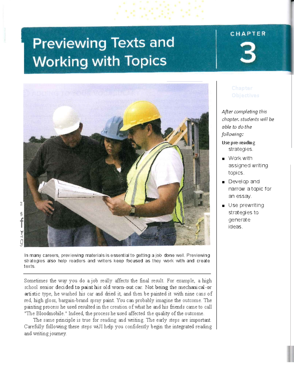 Chapter 3 - Chapter Objectives After completing this chapter. students ...