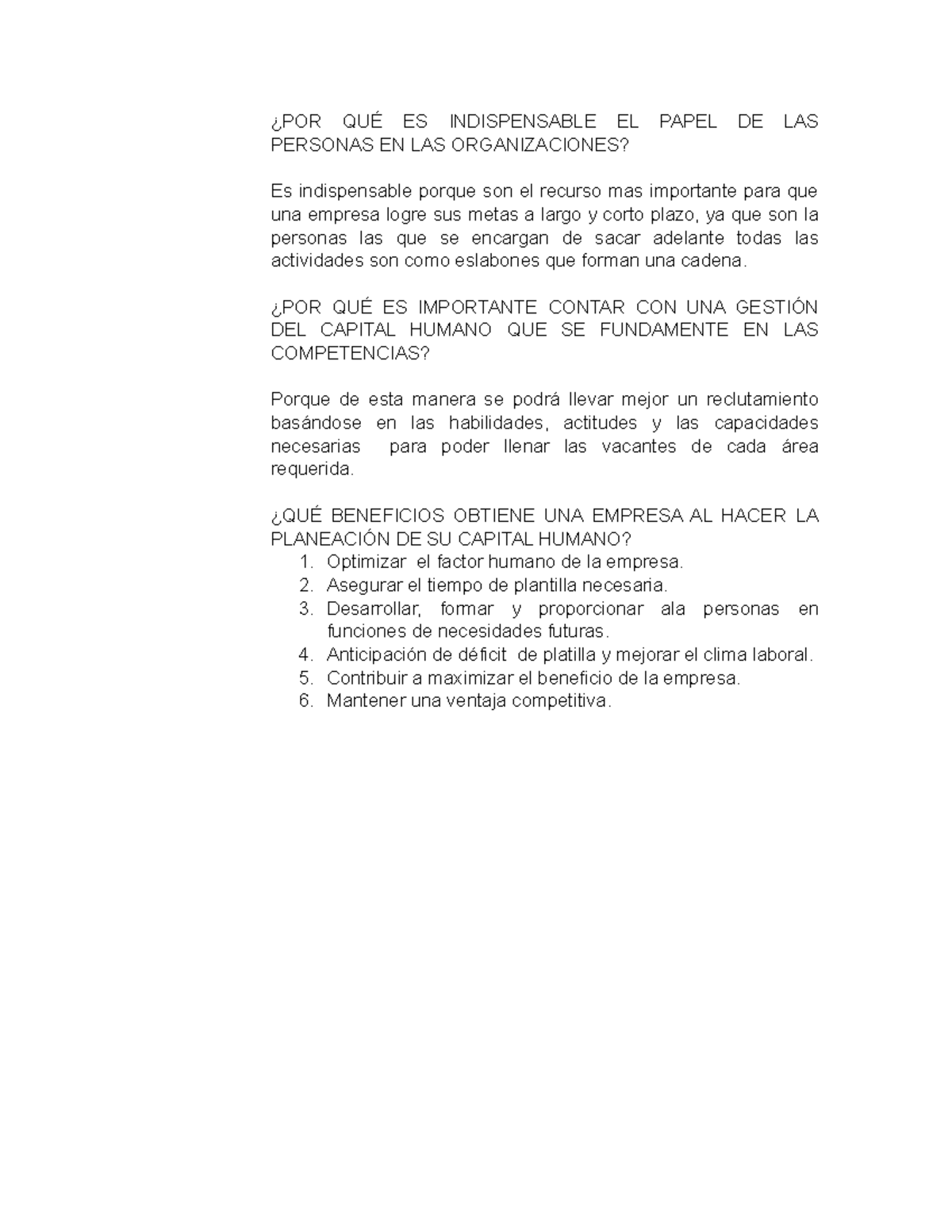 POR QUÉ ES Indispensable EL Papel DE LAS Personas EN LAS Organizaciones ...