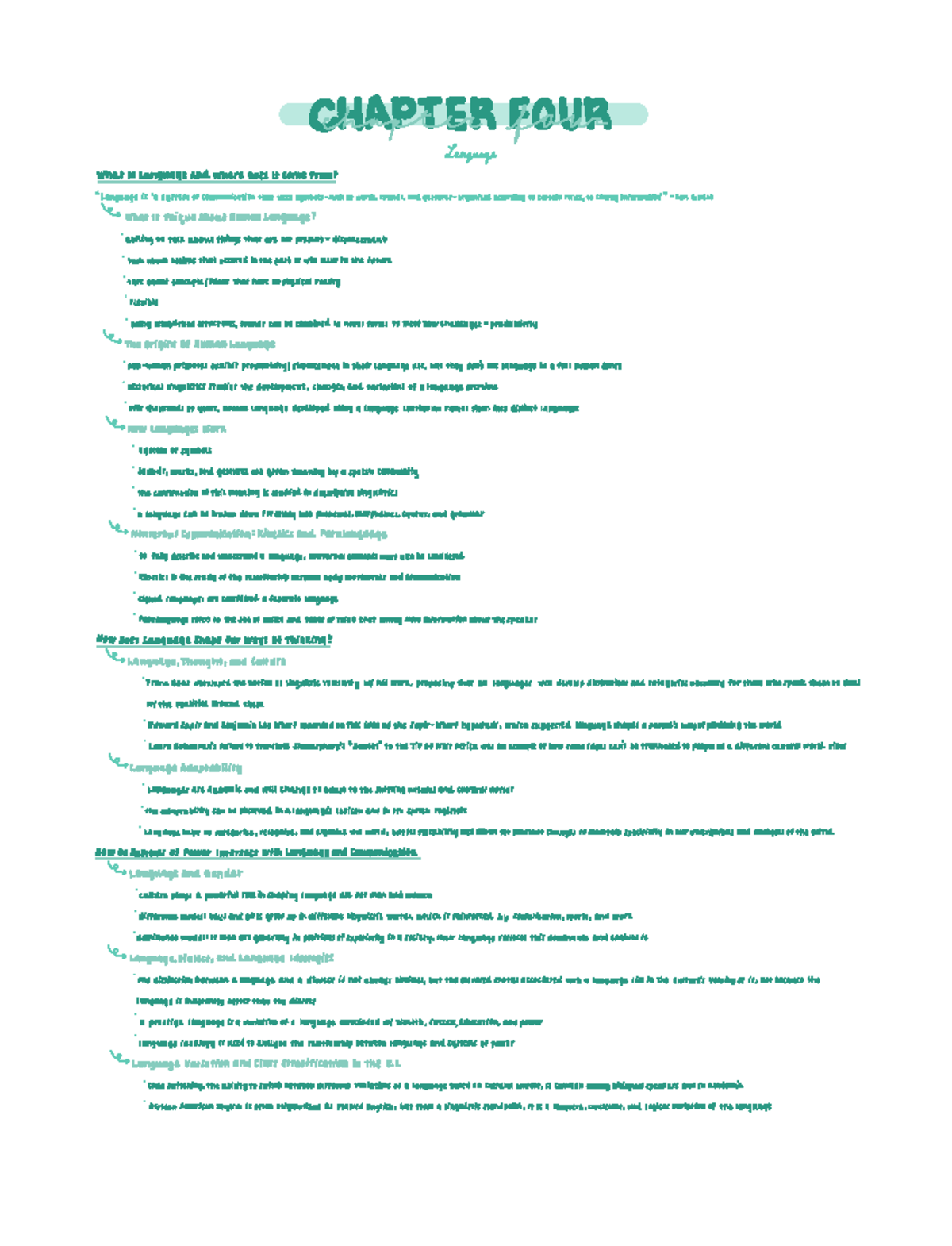 Ch. 4 Language Notes - Professors: Katayoun Khorramzadeh, Alexander ...