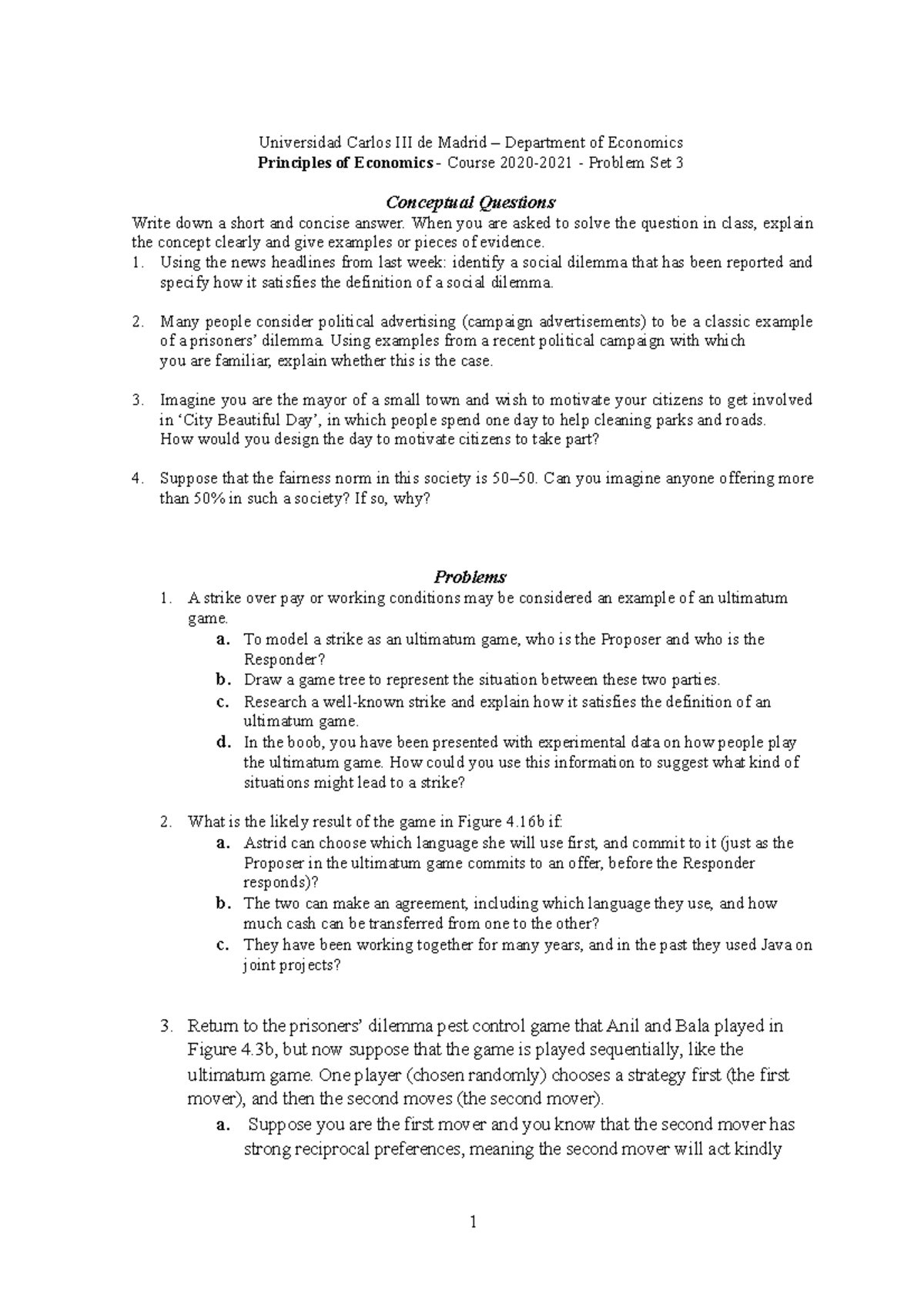 Principles Problem Set 3 20-21-1 - Universidad Carlos III de Madrid ...