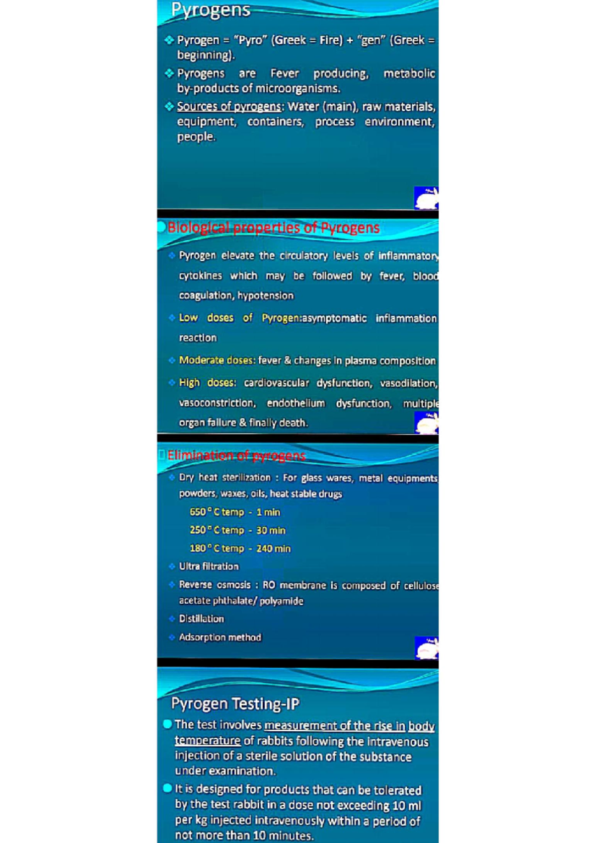 Pyrogens - Pharmacy - Studocu