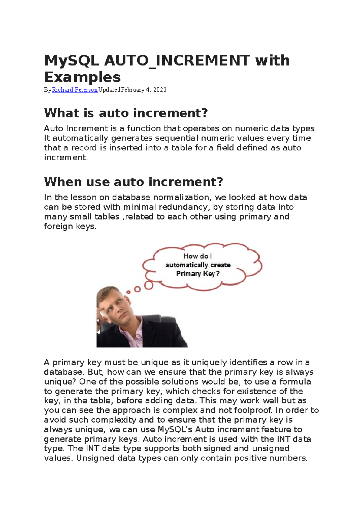 My SQL AUTO - My SQL AUTO - MySQL AUTO_INCREMENT with Examples ...