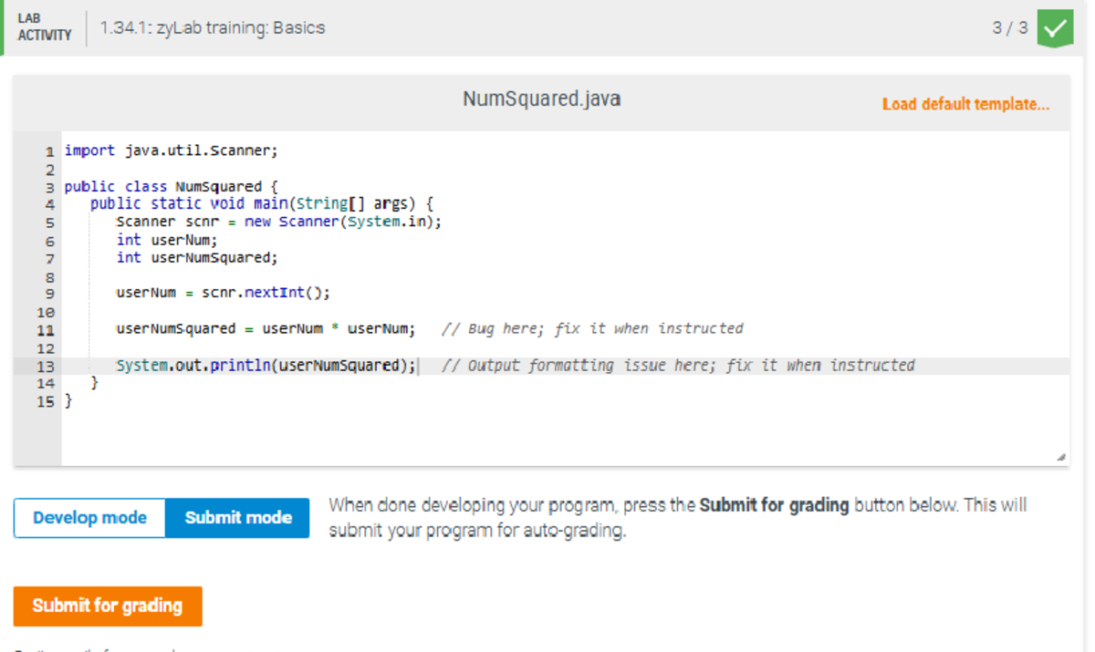1.34 zyLabs Training Basics - LAB ACTIVITY 1.34: zyLab training: Basics ...